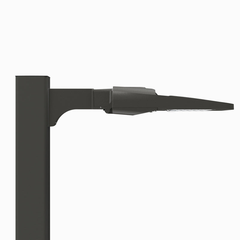 Light Pole Kit with Single LED Area Light, Selectable Wattage 80/100/1 ...